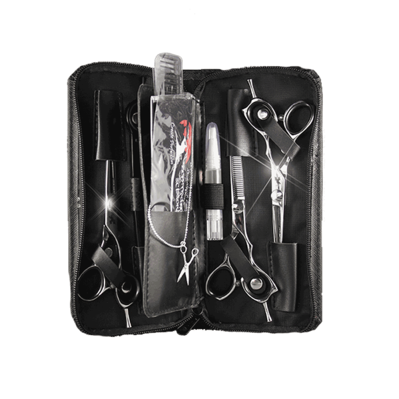 Cosmo/Barber Student 3 Scissor Kit – Polished Silver – Zen Master ...